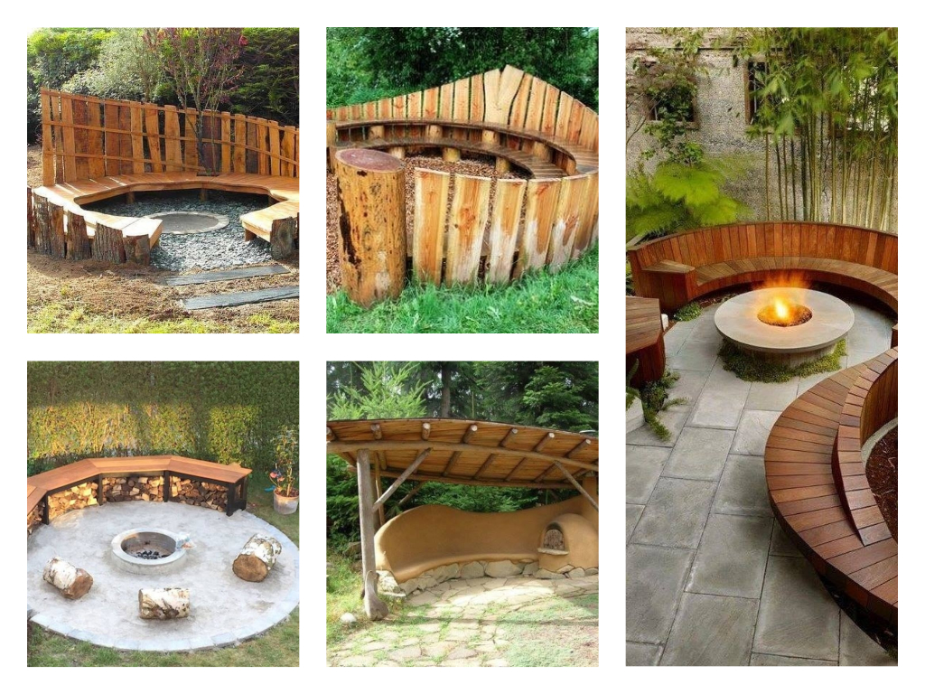 Wooden Outdoor Seating Areas