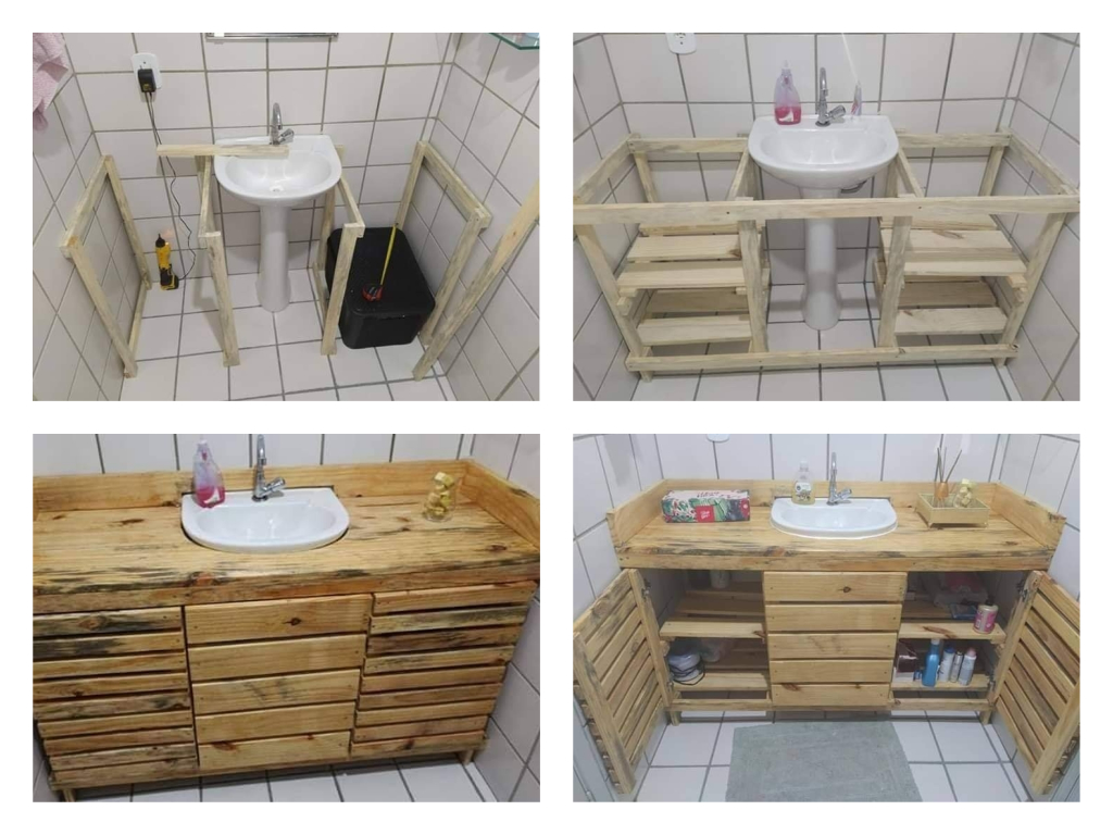 DIY Wooden Bath Sink for Your Bathroom
